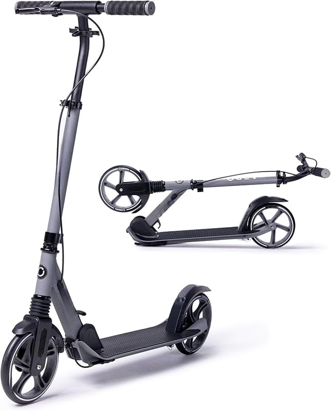 Big Wheels Kick Scooter for Kids 6+, Teens & Adults | Light Up Wheels ...