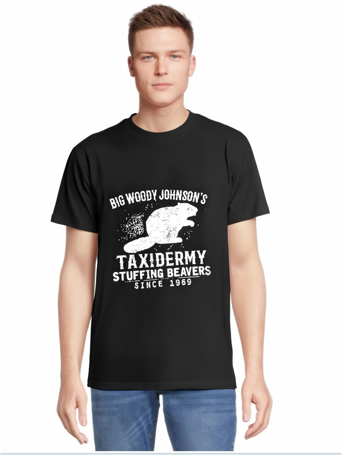Big Woody Johnson's Stuffed Beaver-Johnson's T-shirt, Made in USA, Tee ...