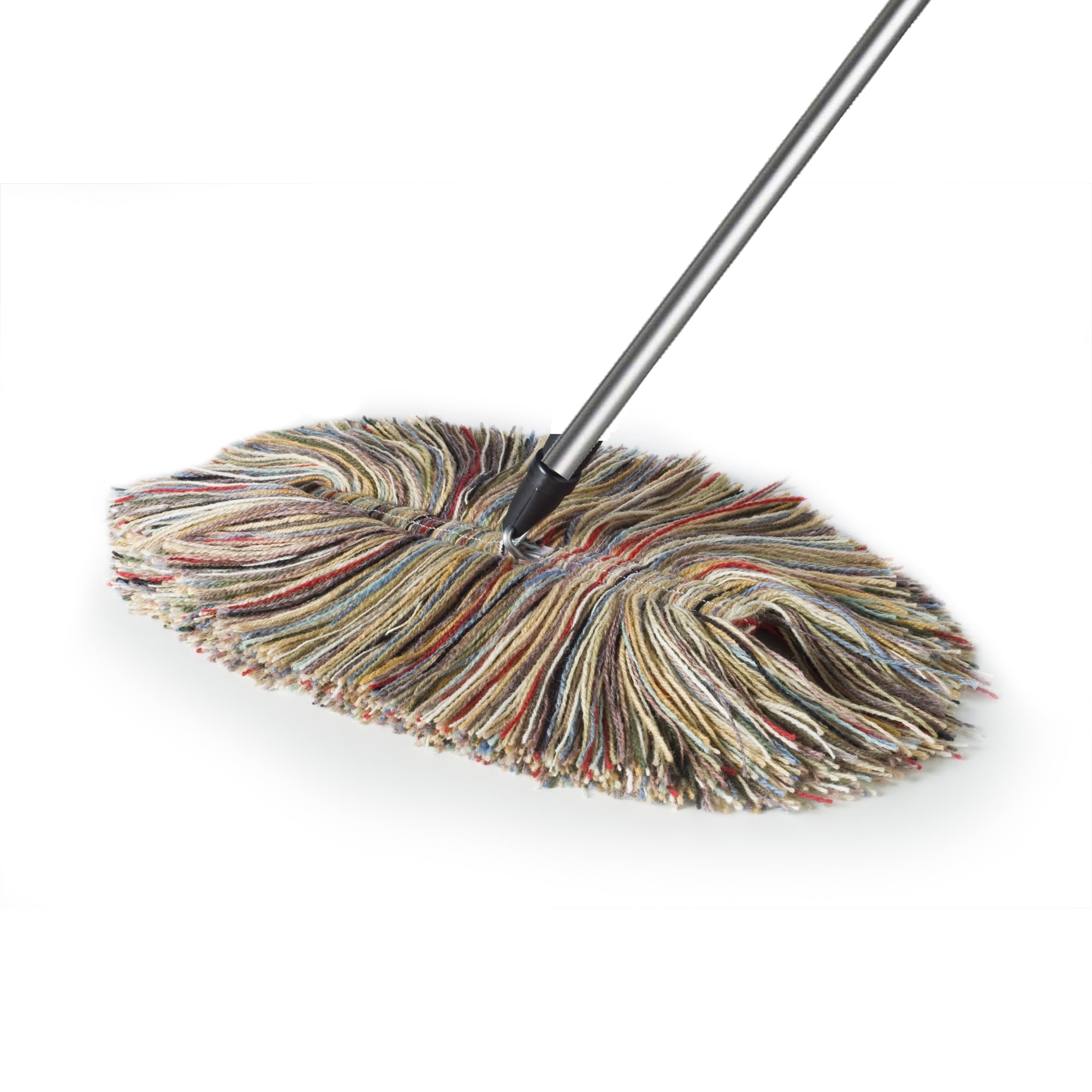 Sladust Big Wooly Multicolored All Wool Floor Dust Mop With Metal ...