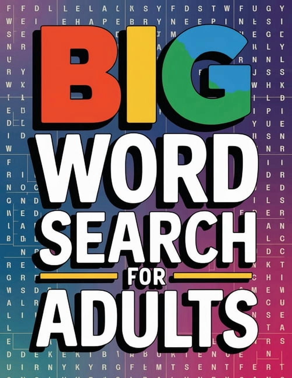 Big Word Search for Adults: Large Print Word Find Books for Adults ...