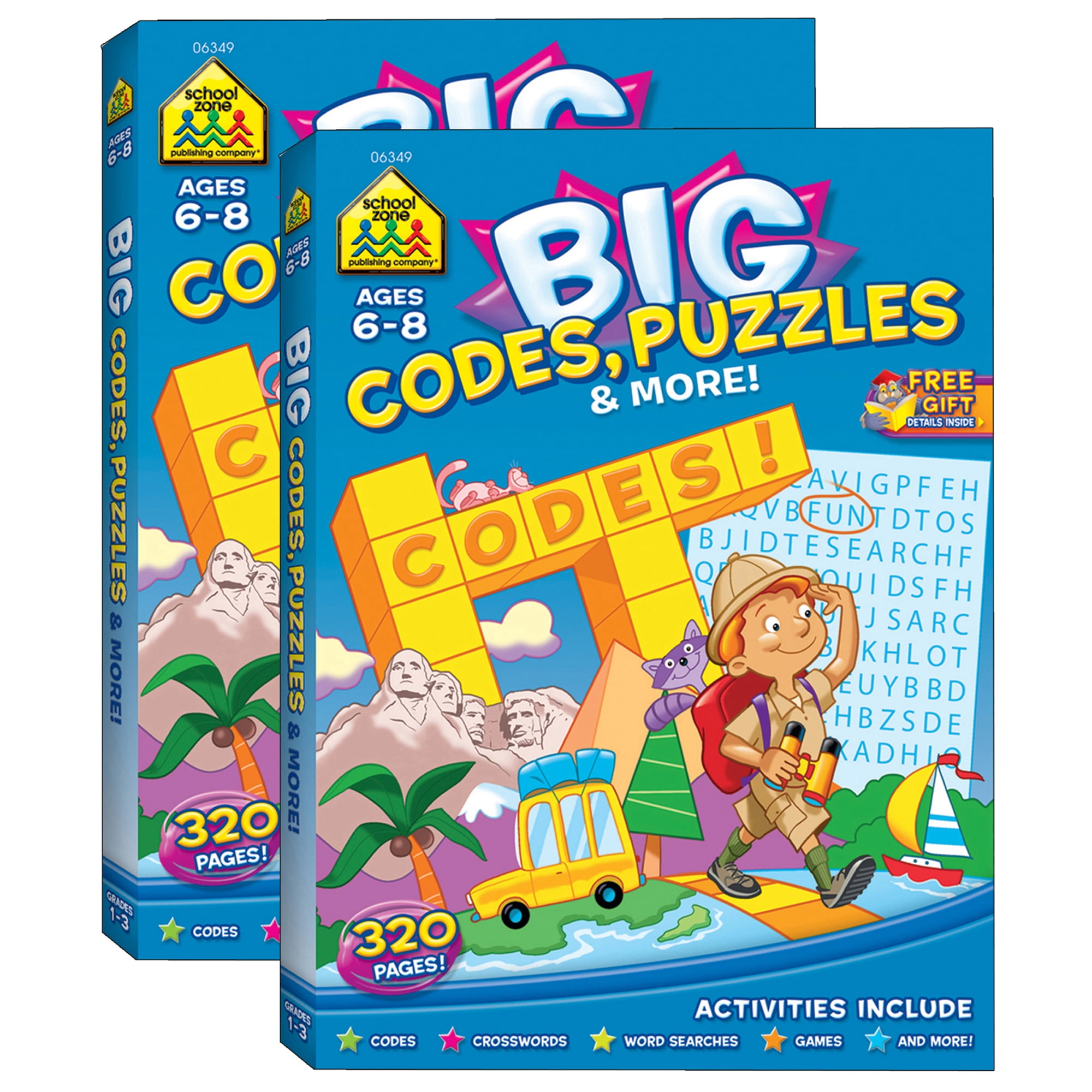 Big Workbook Alphabet Codes Puzzles & More, Pack of 2 - Walmart.com