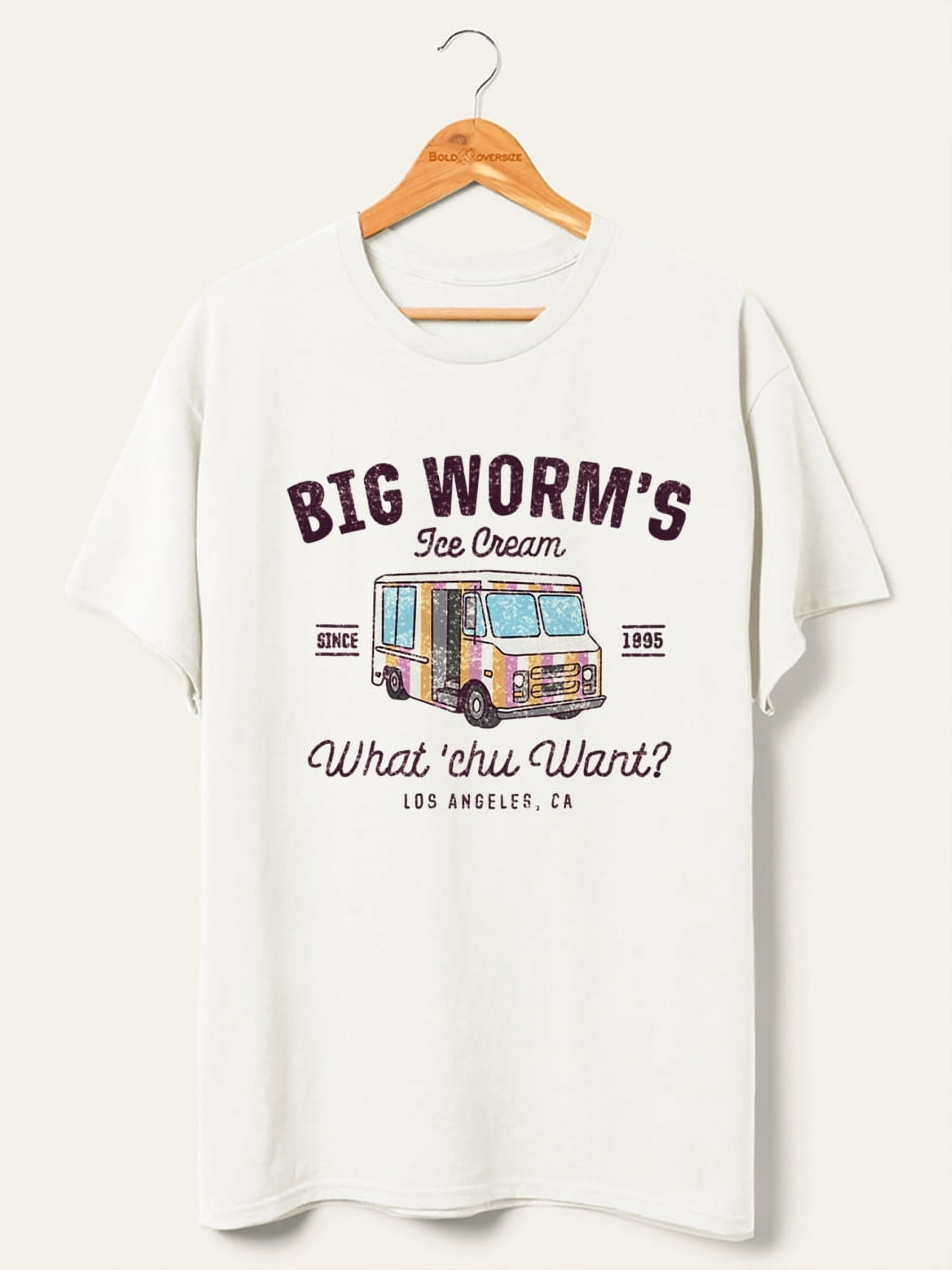 Big Worm'S Ice Cream T-Shirt - Walmart.com