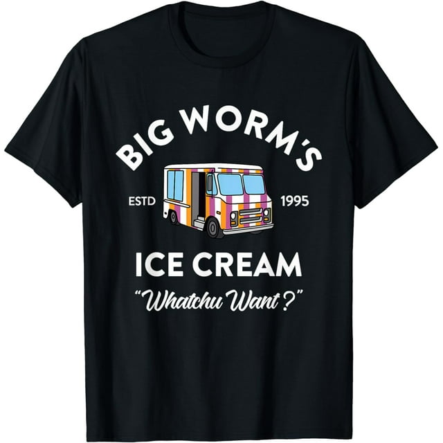 Big Worm's Ice Cream Whatchu Want? Funny T-Shirt - Walmart.com