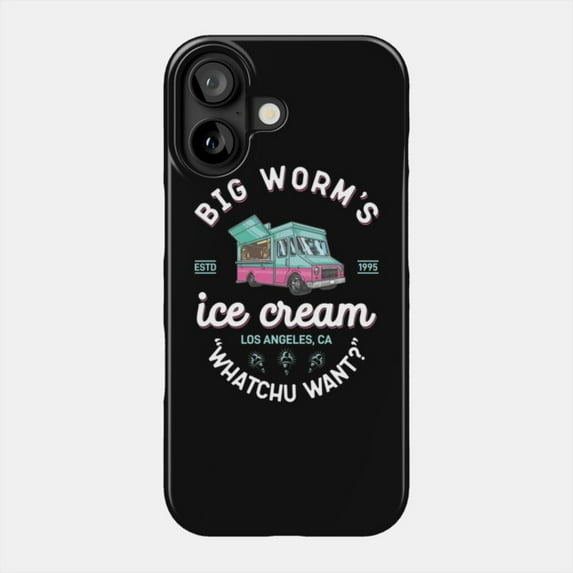 Big Worms Ice Cream Funny Retro Design iPhone 11–17 Protective Phone Case - Walmart.com