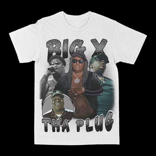 Big X Tha Plug Graphic Tee up to size 4XL - Walmart.com