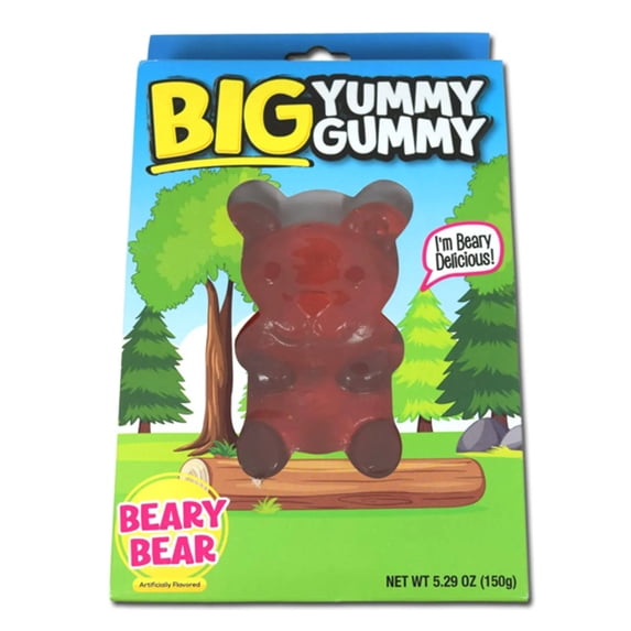 Biggest Yummy Gummy Beary Bear - Extra Large Size Candy - Walmart.com
