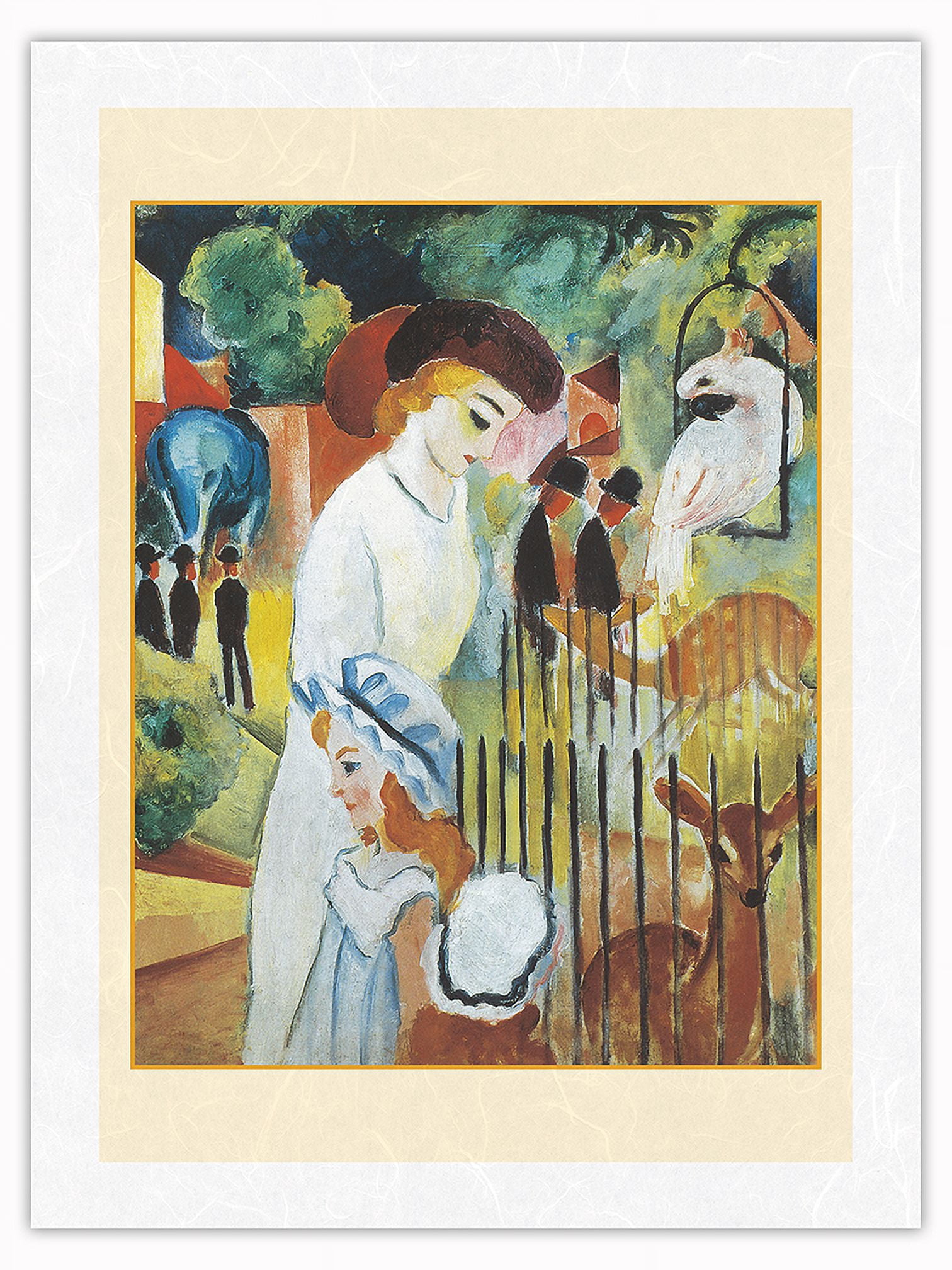 Big Zoo, Triptych (Großer Zoologischer Garten, Triptychon) - From an ...