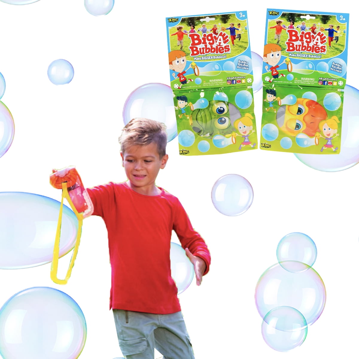 Big-a-Bubbles Fun Child Toy Outdoor Beach Party Bubble Maker Wand ...