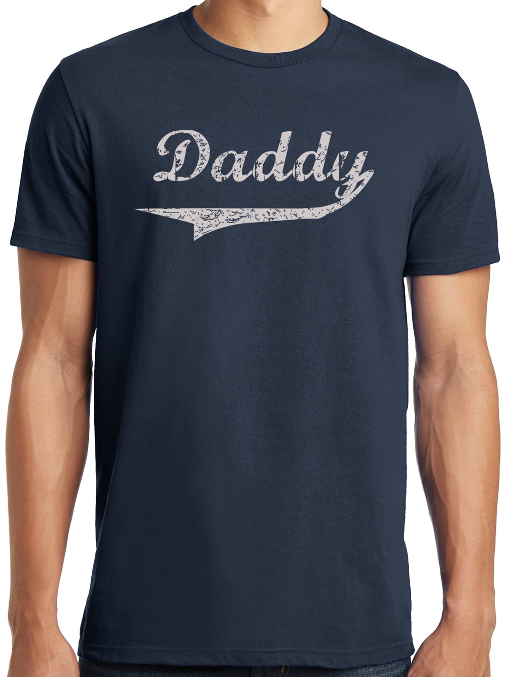 Big and Tall Daddy Distressed Baseball Script - Walmart.com