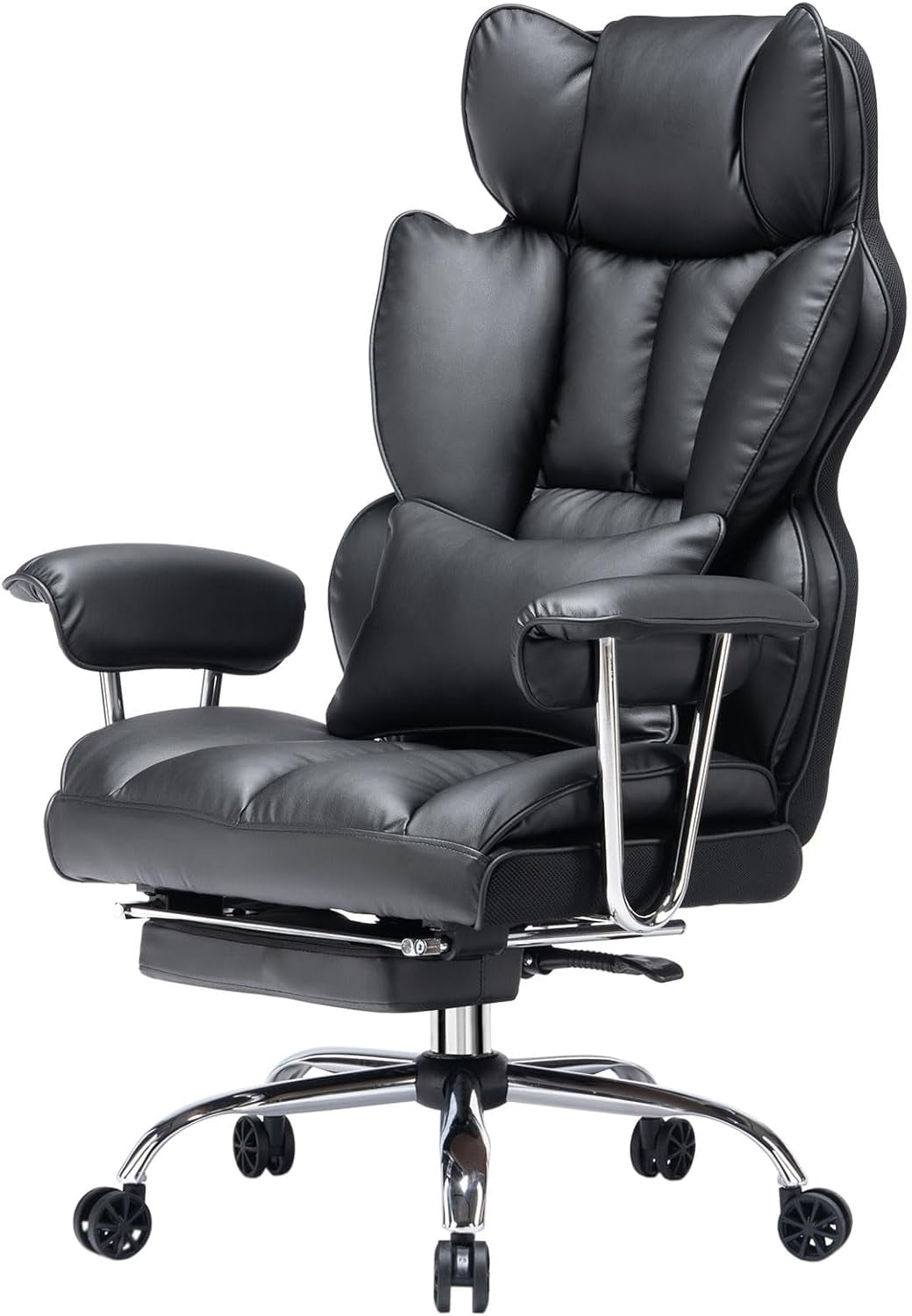 Big and Tall Executive Chair Gaming Chair with Footrest High Back Heavy ...