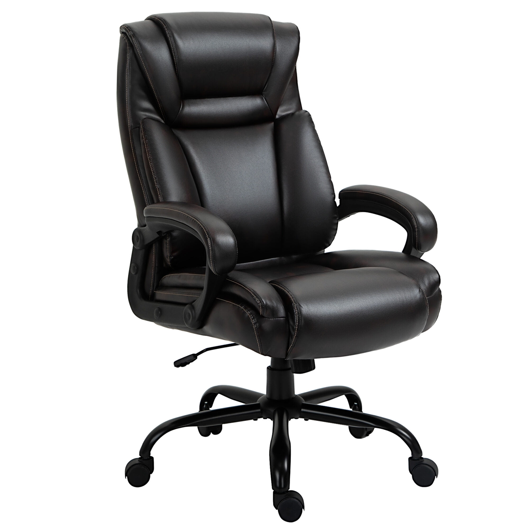Big and Tall Executive Office Chair 400lbs Capacity, Wide Seat High ...