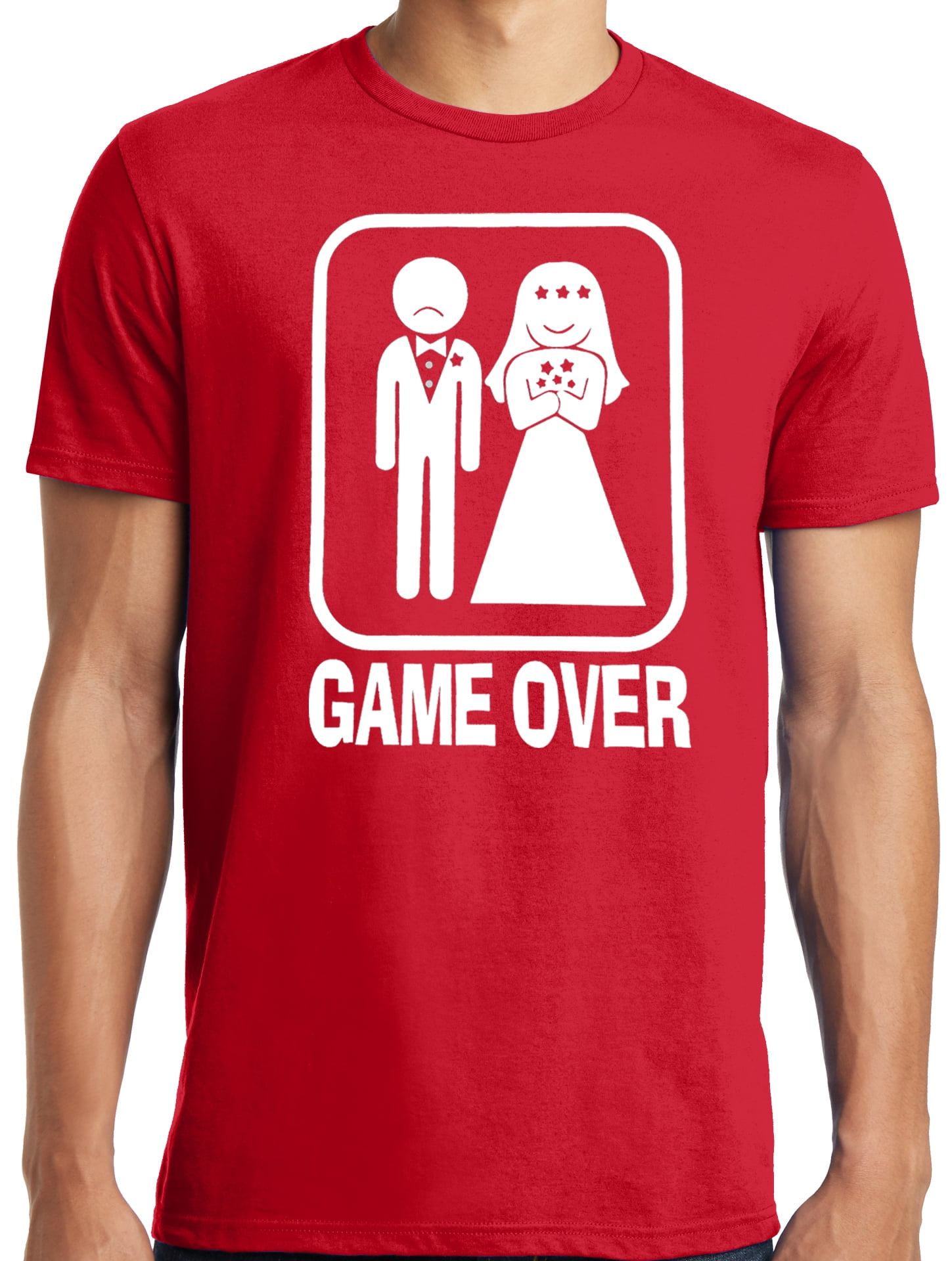 Big and Tall Funny Game Over Married Couple - Walmart.com