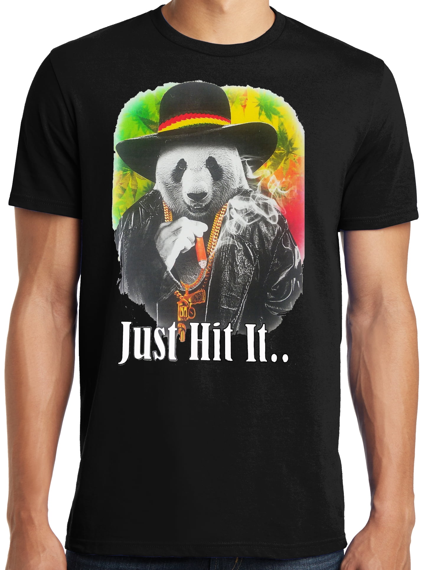Big and Tall Just Hit It Rasta Pimp Panda - Walmart.com