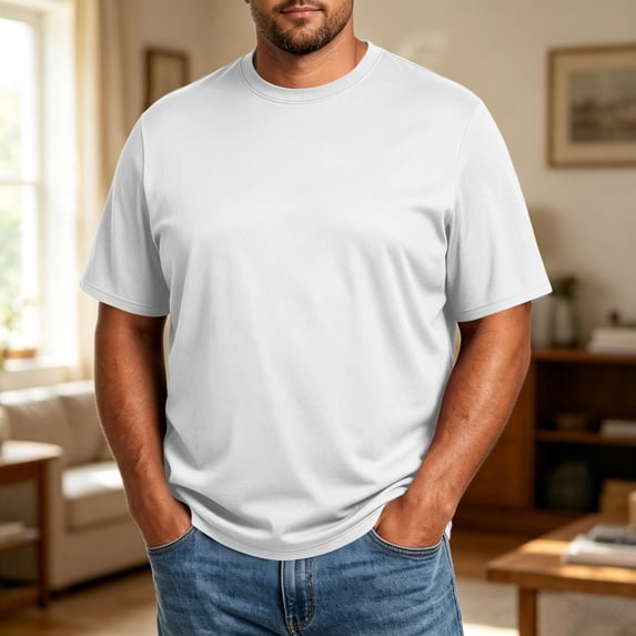 Big and Tall Men's Polo Shirt Quick Dry Short Sleeve Collared Golf ...