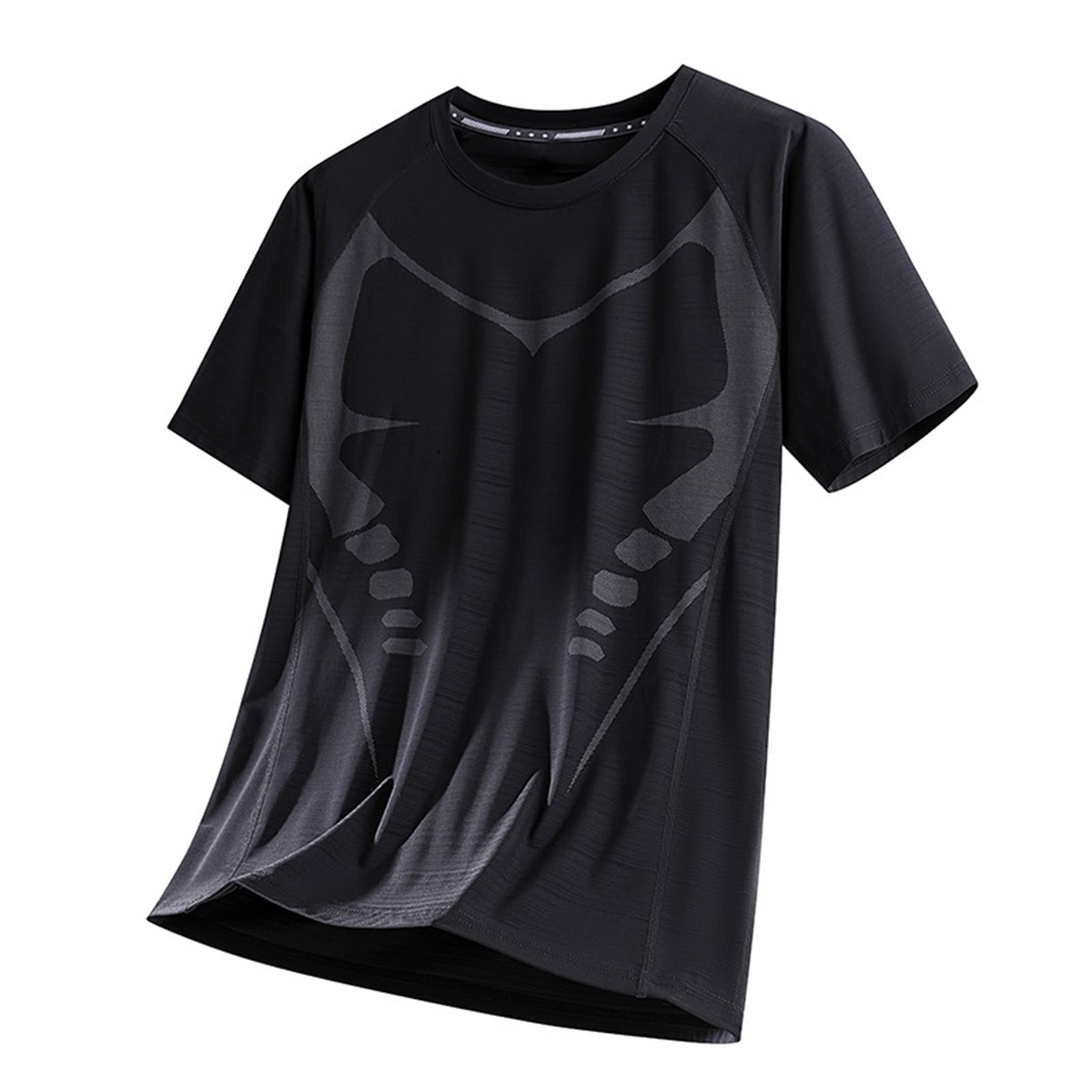 Big and Tall Mens Athletic Muscle Tee Quick Dry Crew Neck Moisture ...