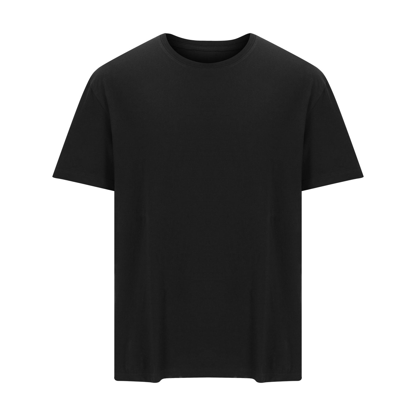 Big and Tall Mens Clothing L-6X Plus Size T Shirts Short Sleeve Crew ...