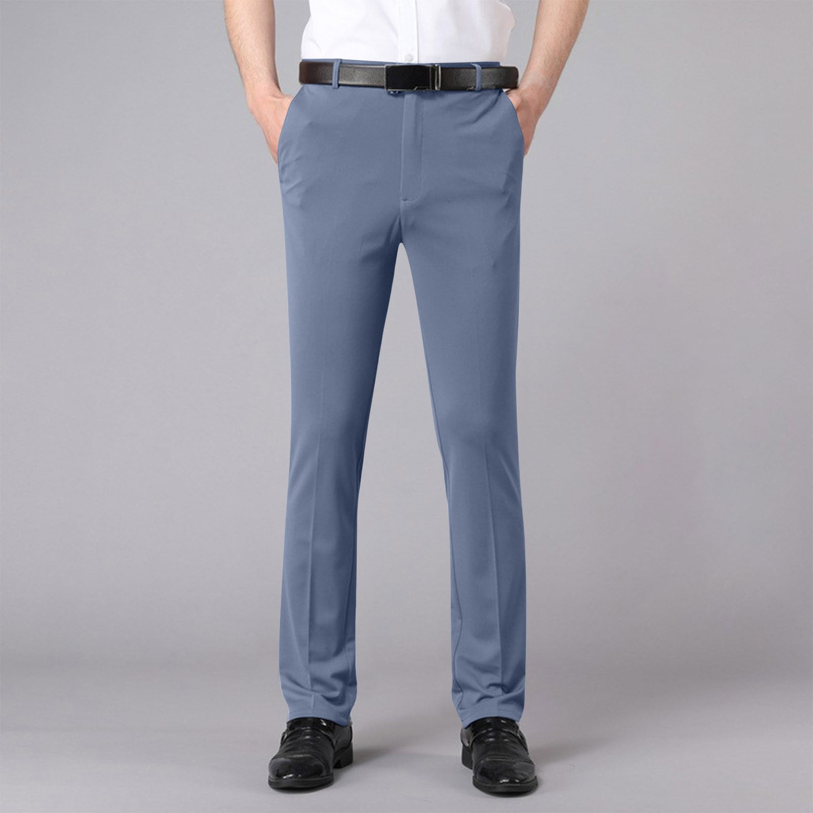 Big and Tall Mens Dress Pants,Formal Business Wrinkle Free Trouser ...