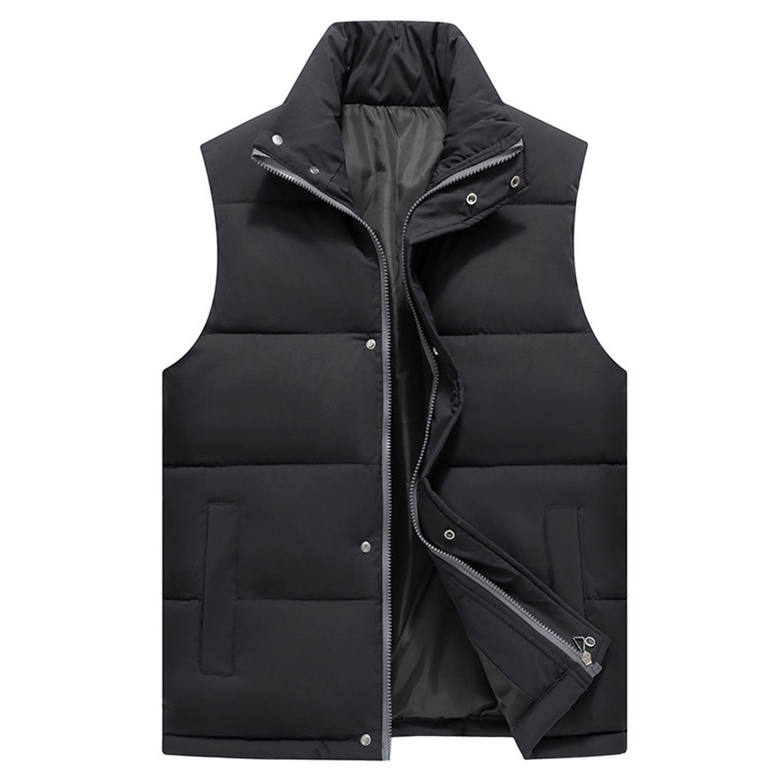 Big and Tall Mens Puffer Vests without Hood,Sleeveless Lightweight ...