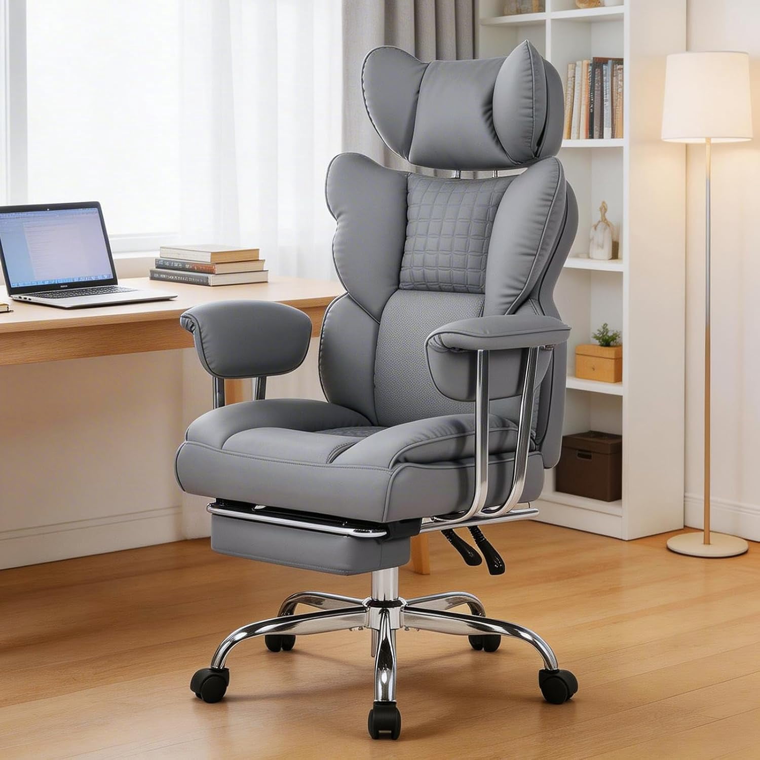 Big and Tall Office Chair 350 lbs, BIFMA Certified Heavy Duty Executive ...