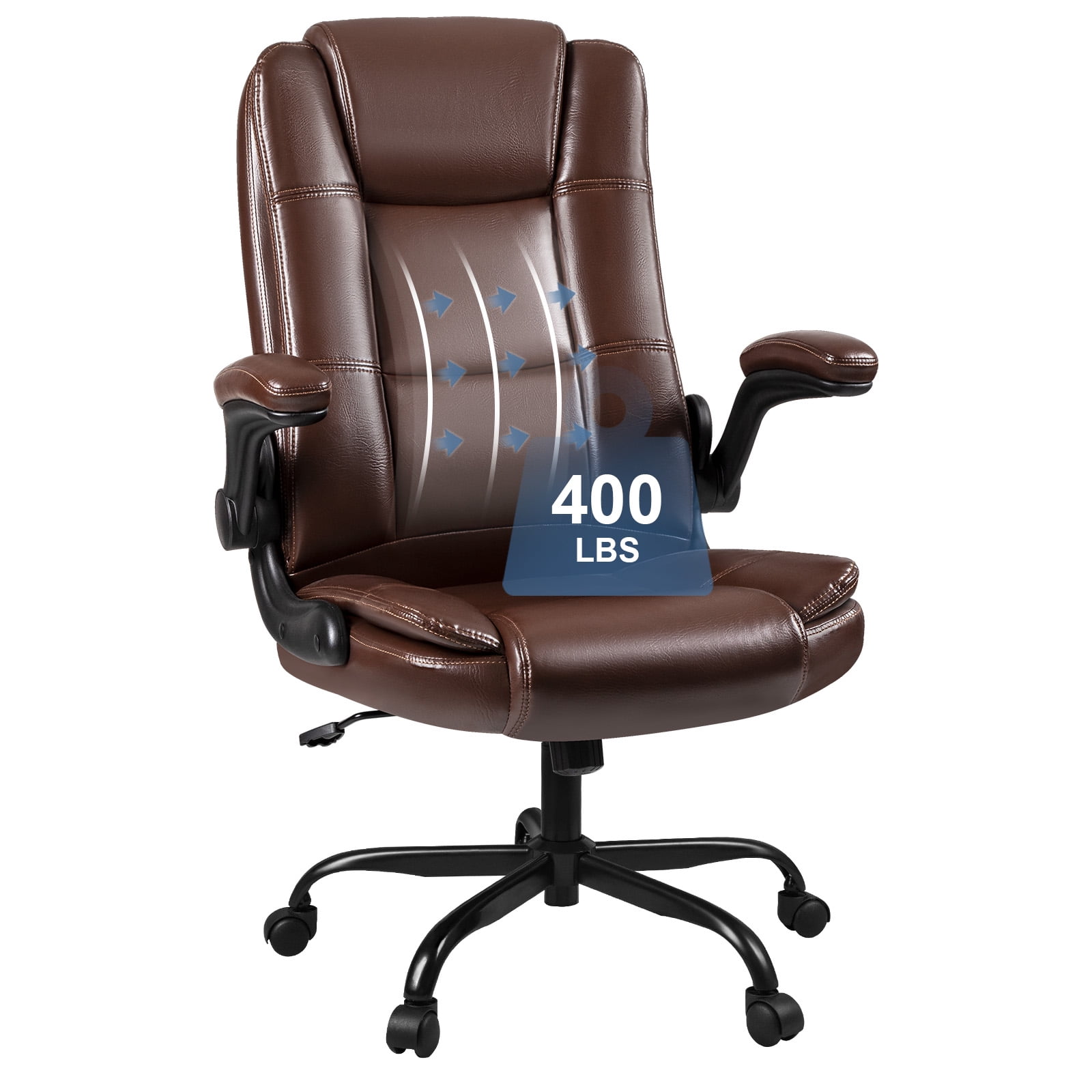 Vitesse Ergonomic Big and Tall Office Chair with Adjustable Armrest ...