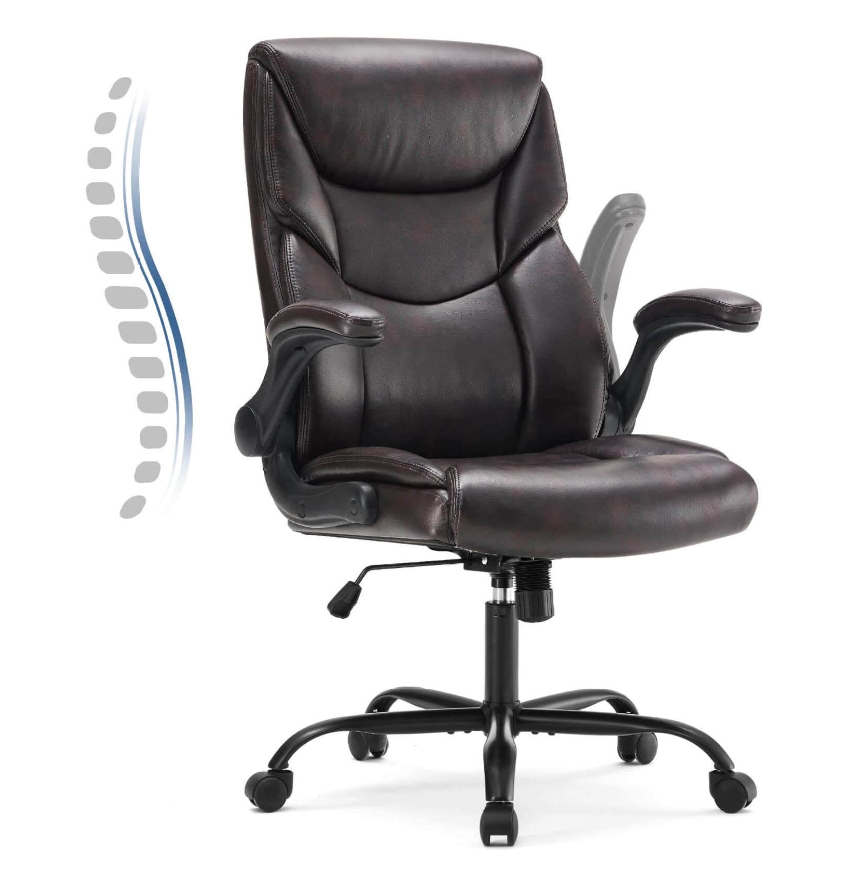 Big and Tall Office High Back Ergonomic Executive Desk Extra Wide Seat ...