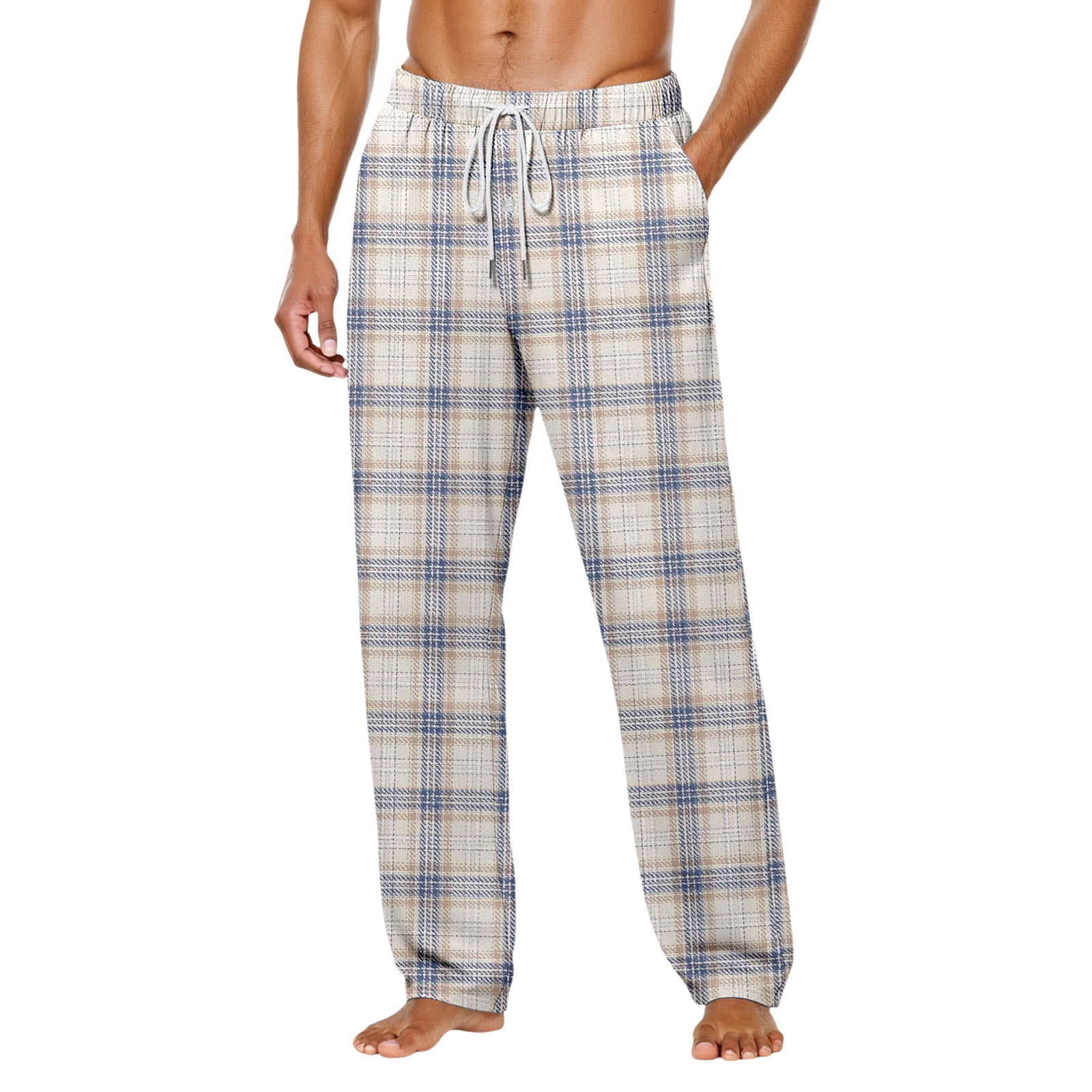 Big and Tall Pants for Men Athletic Fit Hiking Pants Elastic Waistband ...
