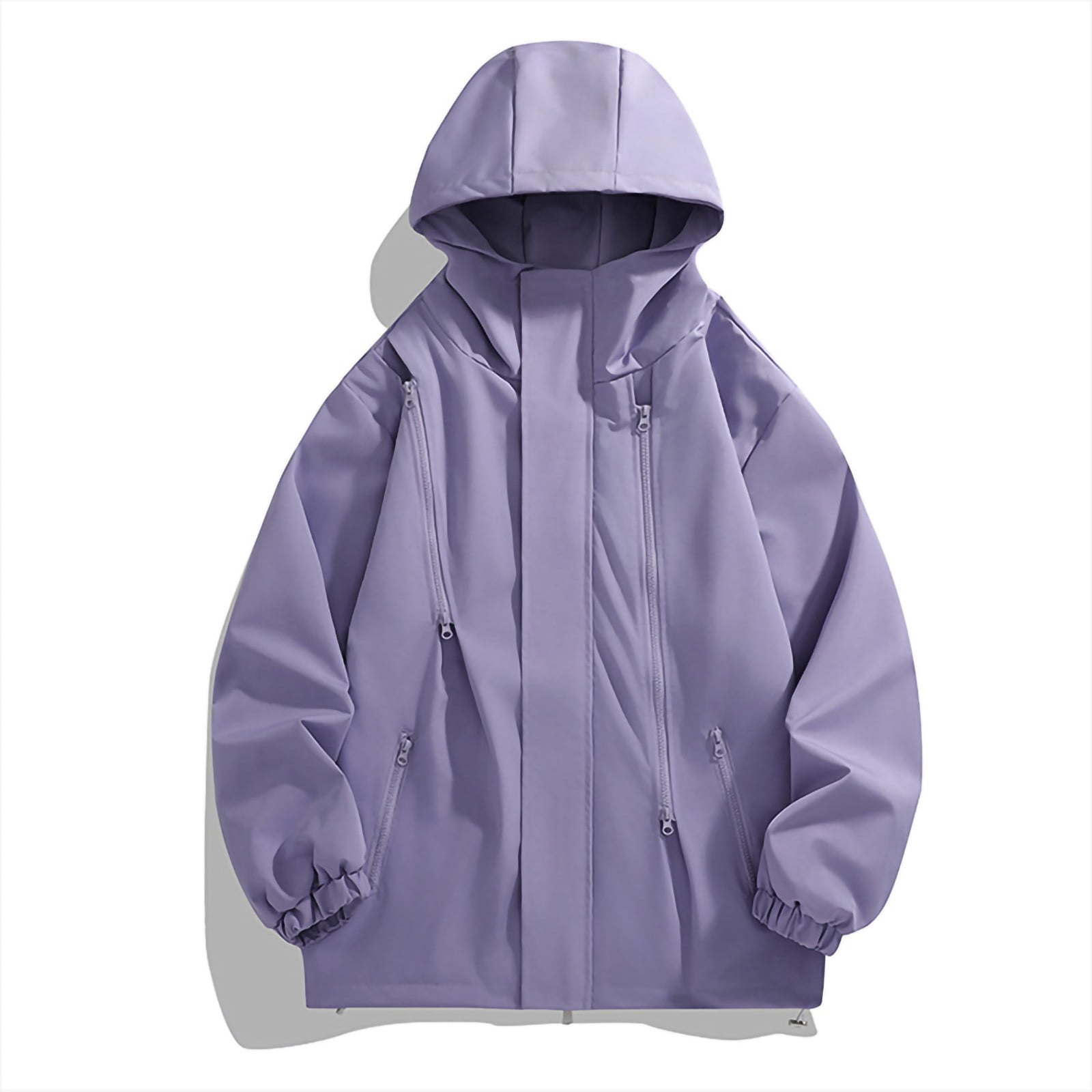 Big and Tall Rain Coats for Men with Hoodies Pockets M-4XL Plus Size ...