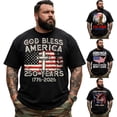 Big and Tall Shirt for Men America 250 Patriotic USA Flag 1776 2026 ...