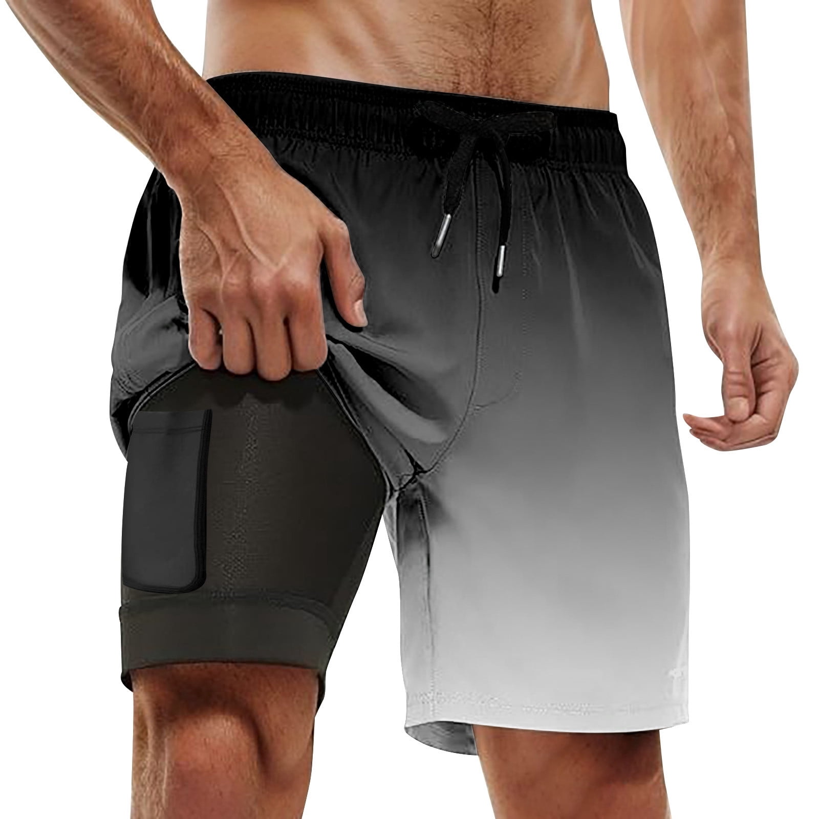 Big and Tall Swim Trunks for Men 6xl Stretchy Quick Dry High Elastic ...