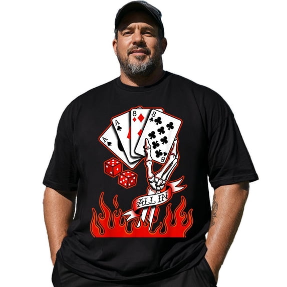 Big and Tall T Shirts Men Graphic Tee Shirt Short Sleeve Plus Size 4XLT ...