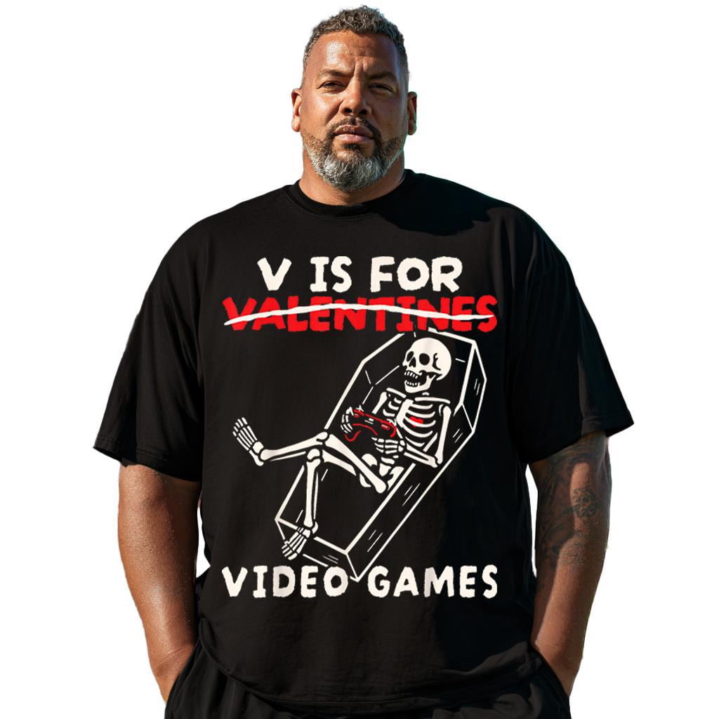 Big and Tall T Shirts Men Graphic Tee Shirt Short Sleeve Plus Size 7XL ...