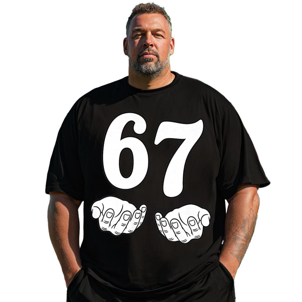 Big and Tall T Shirts Men Graphic Tee Shirt Short Sleeve Plus Size XL ...