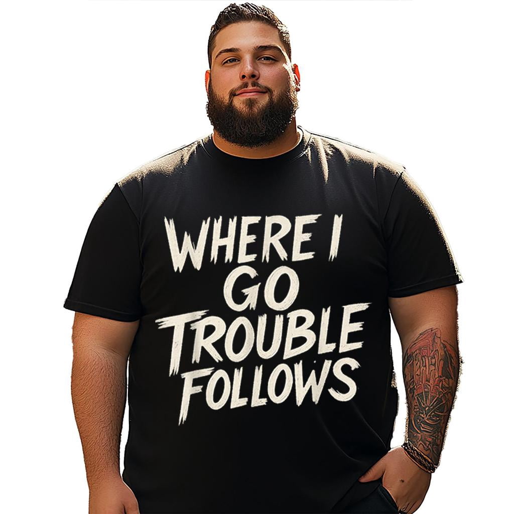 Big and Tall T Shirts Men Graphic Tee Shirt Short Sleeve Plus Size XL ...