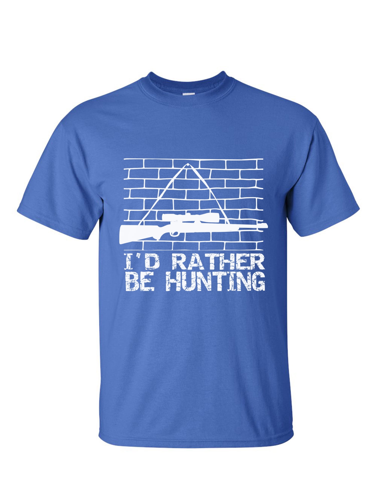 Big and Tall Tee - I'd Rather Be Hunting Outdoor Shirts For Men ...