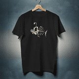 Big and tall t-shirt fish bones fishing graphic tee shirt tall shirts ...