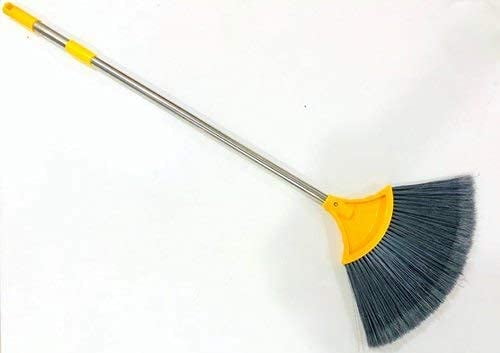 Big cart Broom with Long Steel Rod for Indoor and Outdoor Use Durable ...
