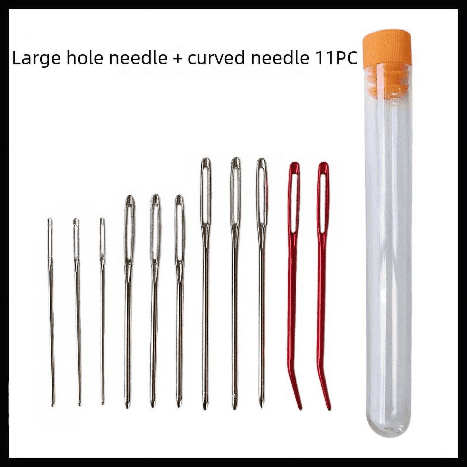 Big eye needle knitting needle threading needle stainless steel blunt ...