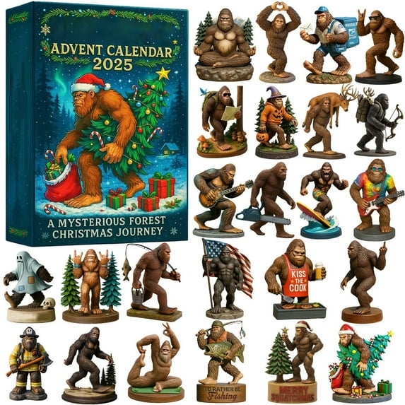 Big-foots Adventure Calendar 2025, Bigfoots Advent Calendar 2025, 24 ...