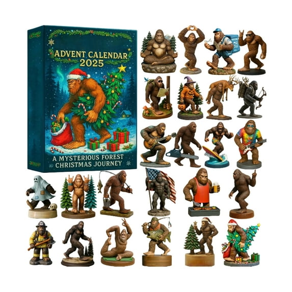 Big-foots Adventure Calendar 2025, Bigfoots Advent Calendar 2025, 24 ...