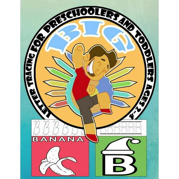 Big letter tracing for preschoolers and toddlers ages 2-4 : control to ...