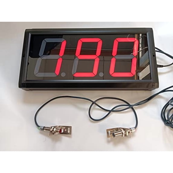 Big red 4 inch Digital Height led Counter with Infrared Sensor Count up ...
