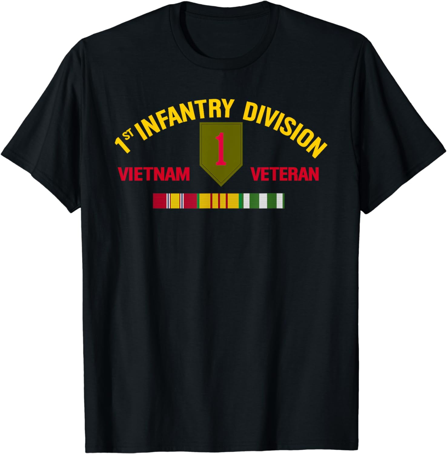 Big red one division - 1st infantry division Vietnam veteran T-Shirt ...