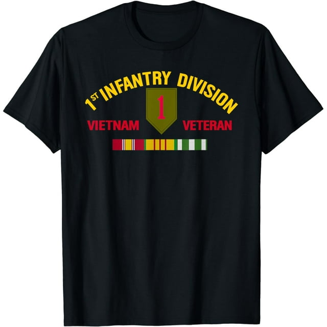 Big red one division - 1st infantry division Vietnam veteran T-Shirt ...