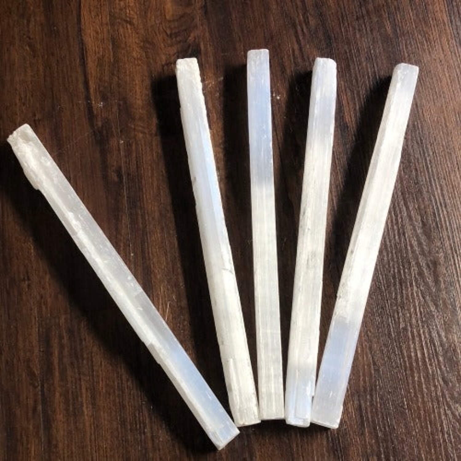 Big rough Selenite wand stick - Raw Satin spar - Walmart.com