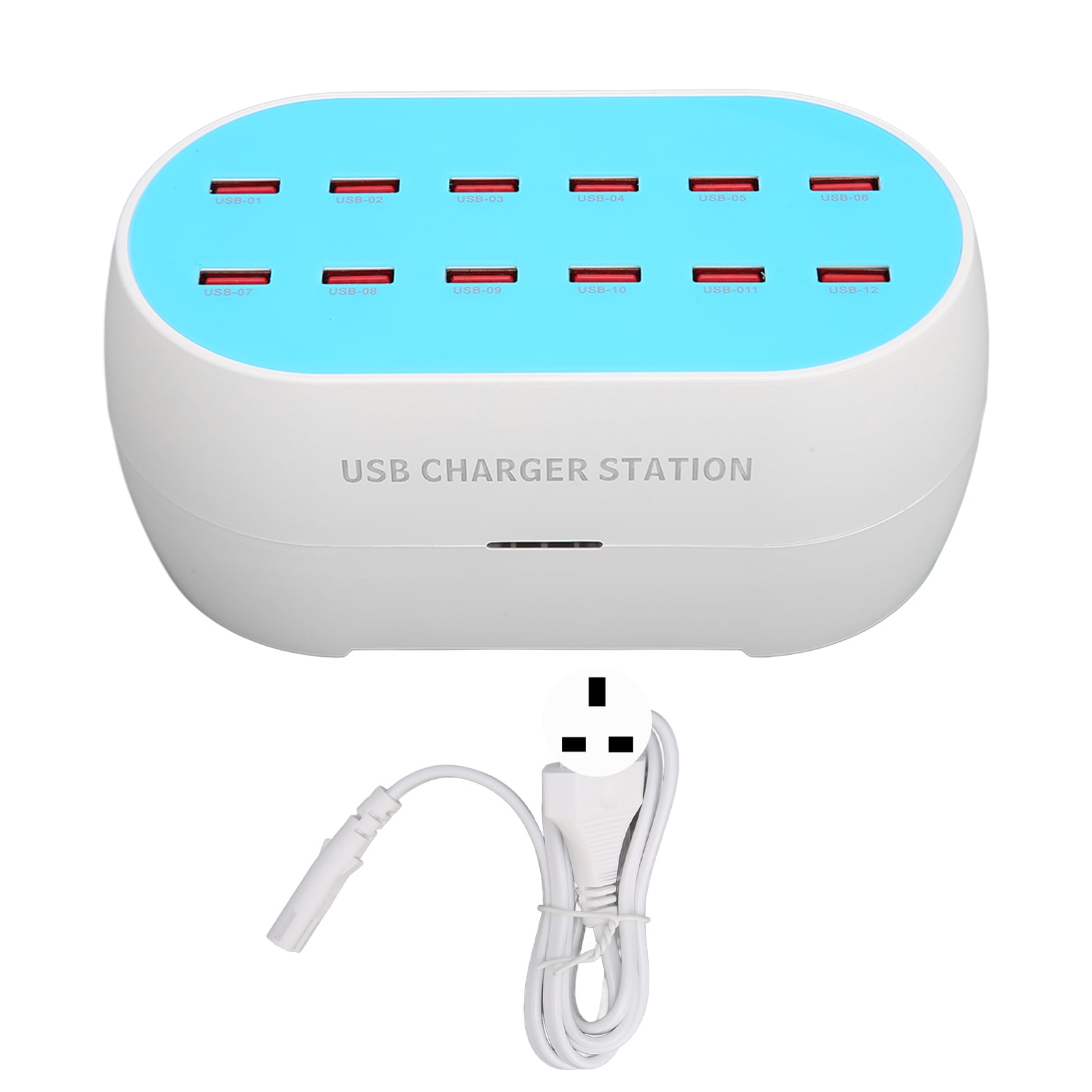 Big sale 120W 12 Port USB Charging Station Portable Heat Resistant USB ...
