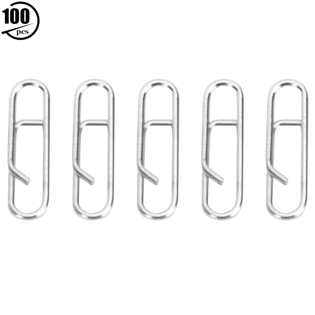 Big sale 2024 100 pcs Stainless Steel Oval Pin Powerful Fast Link Clip ...