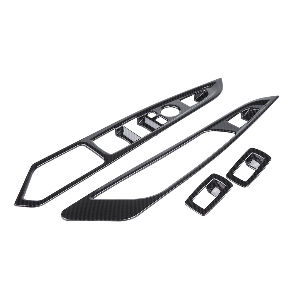 Big sale 4pcs Carbon Fiber Car Window Switch Button Cover Trim for BMW ...