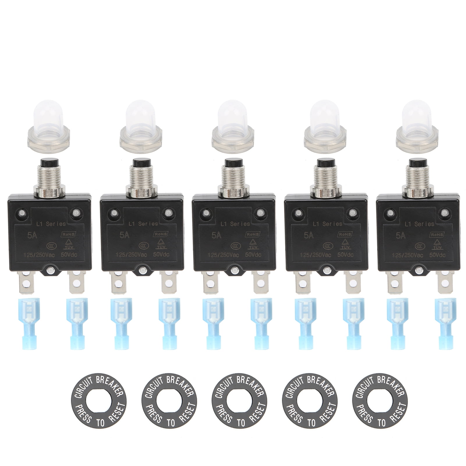 Big sale 5A Thermal Circuit Breaker with Quick Connect Terminals ...