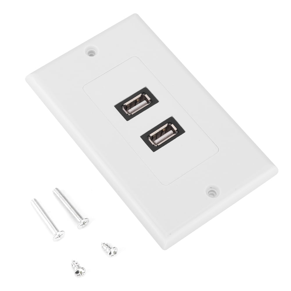 Big sale Dual Port USB2.0 Wall Plate Panel for Home Office Building ...