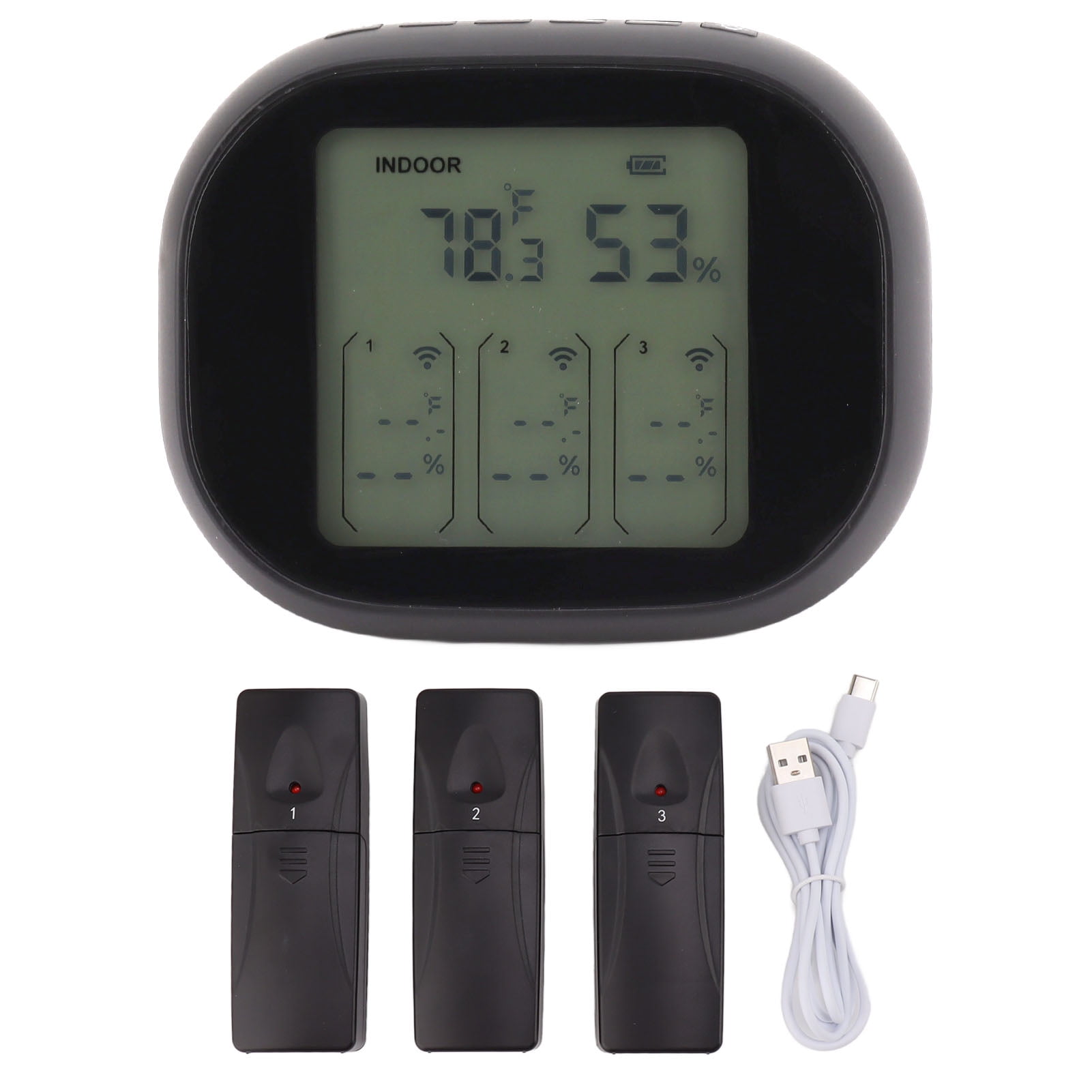 Big sale Indoor Outdoor Thermometer Celsius Fahrenheit Switching ...